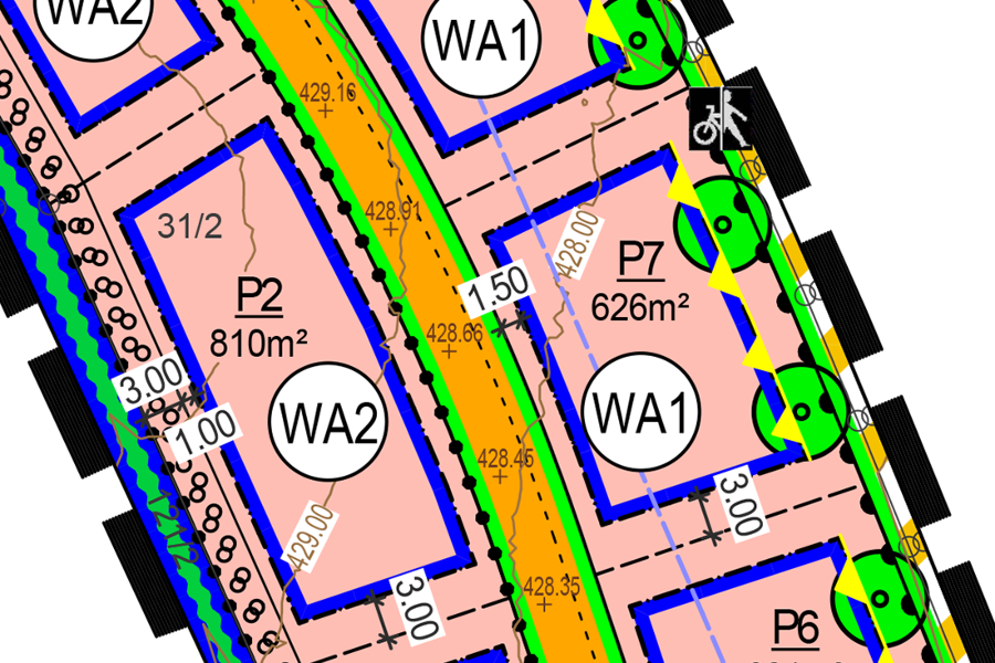 Parzelle 02 – EH oder DH (810m2) in Bernhardswald | baupilot.com